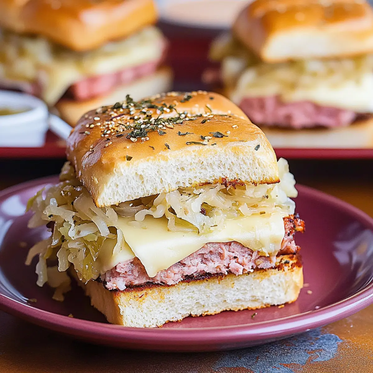 Irresistible Reuben Sliders: Perfect for Any Gathering