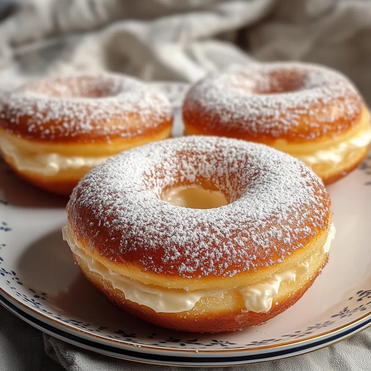 Irresistible Korean Milk Cream Donuts – Soft and Airy Delights