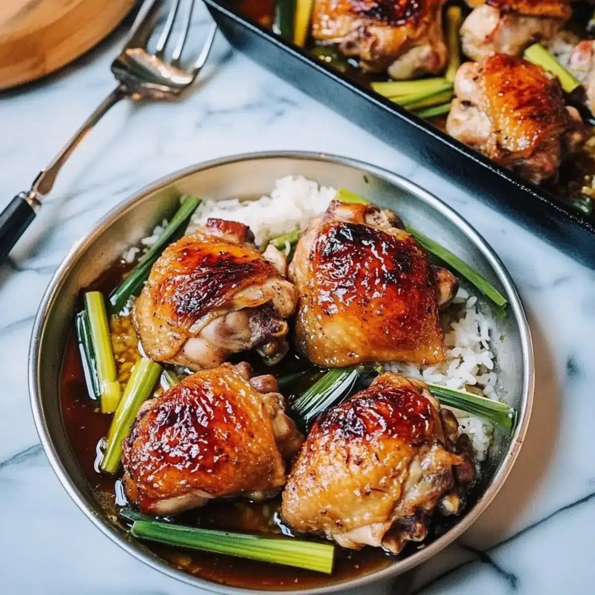 Easy One-Pan Roasted Chicken with Delicious Umami Flavors