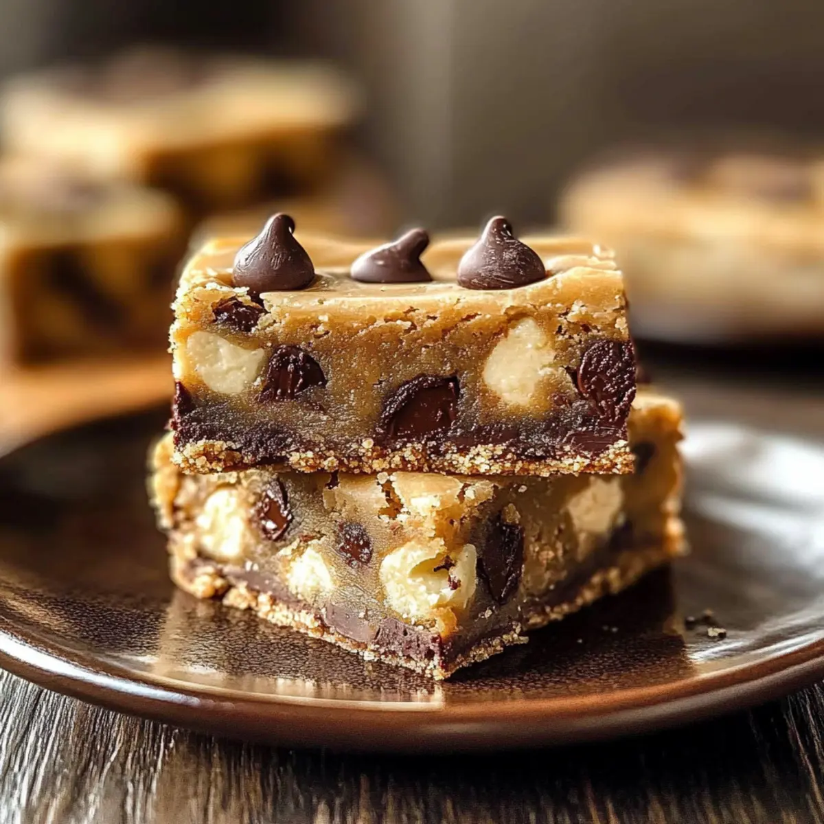 Irresistible No-Bake Chocolate Chip Cookie Dough Bars