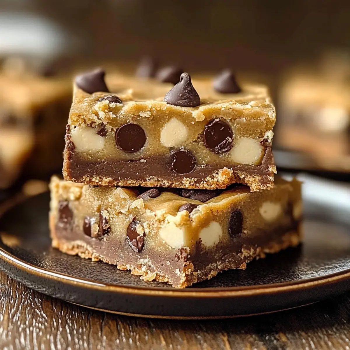 Irresistible No-Bake Chocolate Chip Cookie Dough Bars