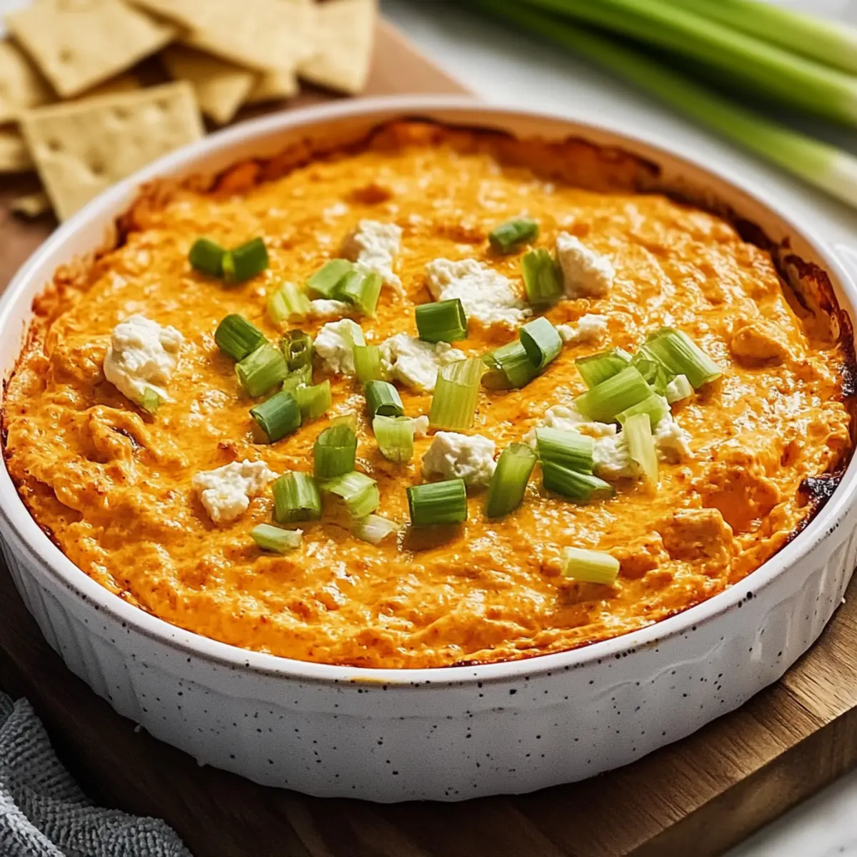 Irresistible High Protein Buffalo Chicken Dip No Mayo