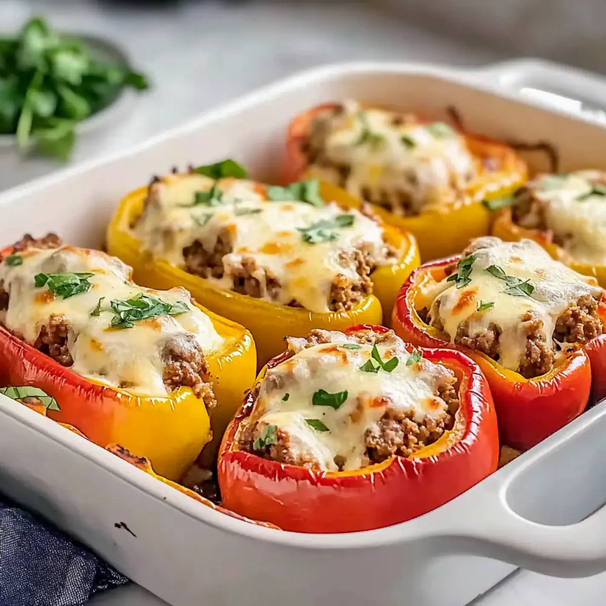 Irresistible Cheese Steak Stuffed Peppers: A Low-Carb Delight