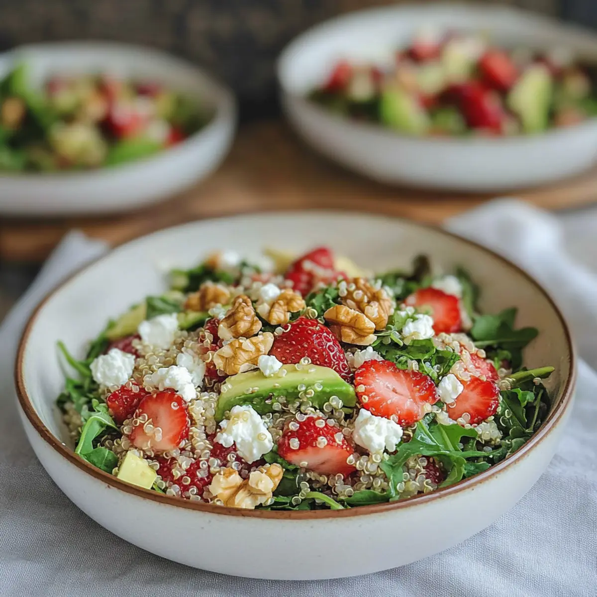 Irresistible Summer Quinoa Salad with Strawberries & Avocado