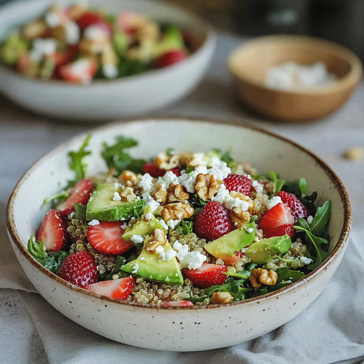 Irresistible Summer Quinoa Salad with Strawberries & Avocado