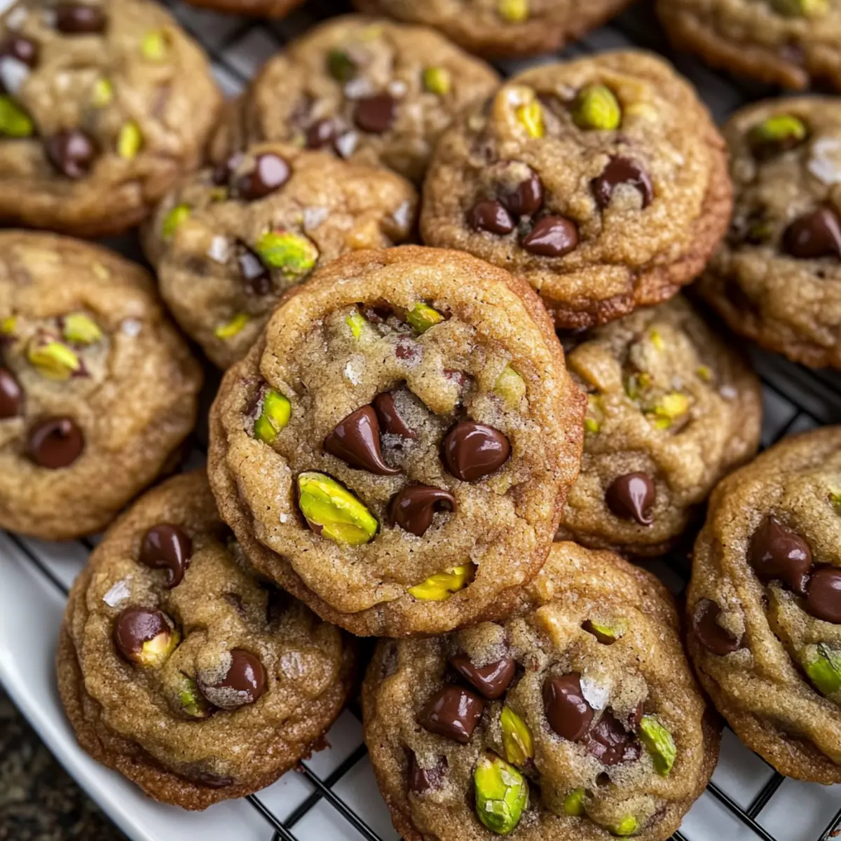 Irresistible Pistachio Chocolate Chip Cookies Recipe