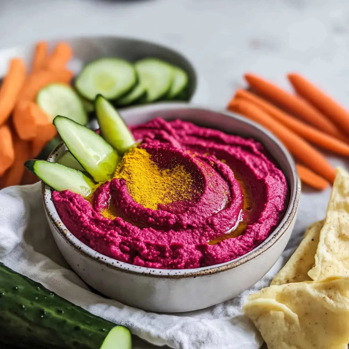 Easy Beet Hummus Recipe: A Delicious Vegan Snack Delight