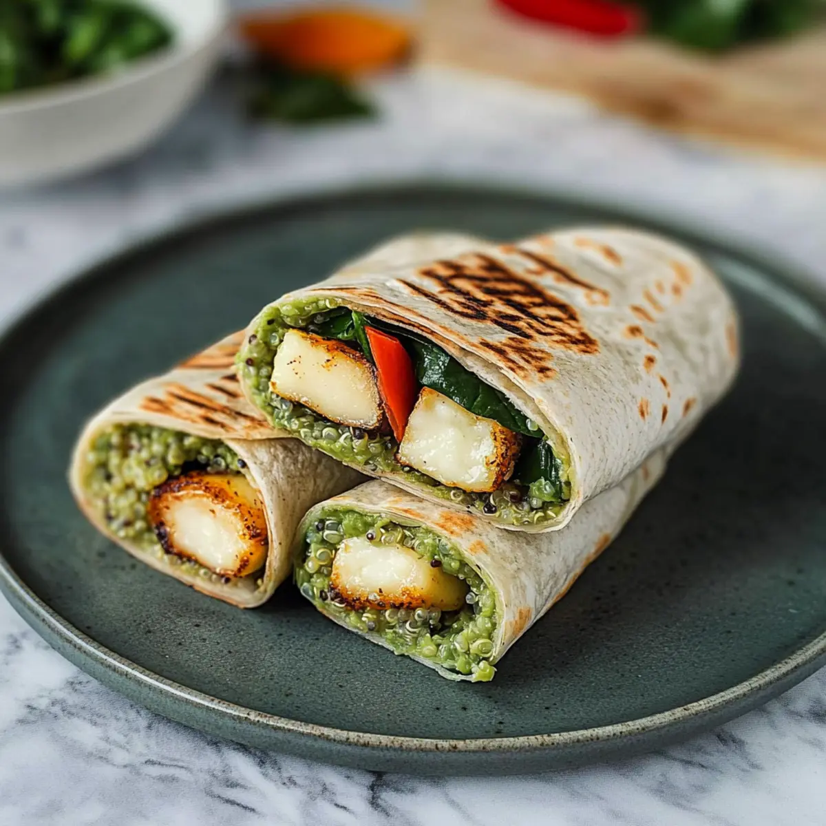 Irresistible Healthy Halloumi Wraps: Quick and Delicious Treat
