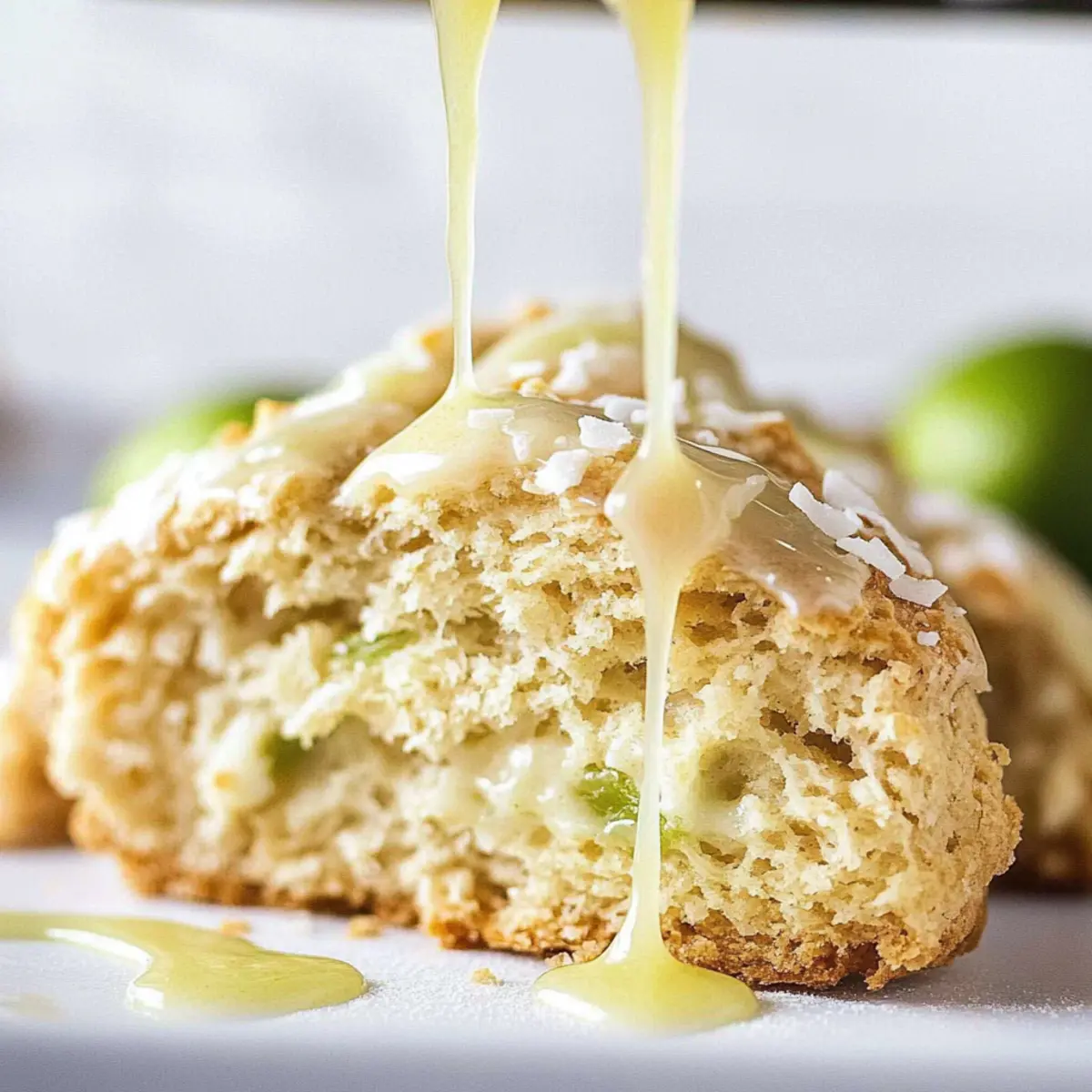 Easy Coconut Scones with Lime for a Delicious Tropical Treat