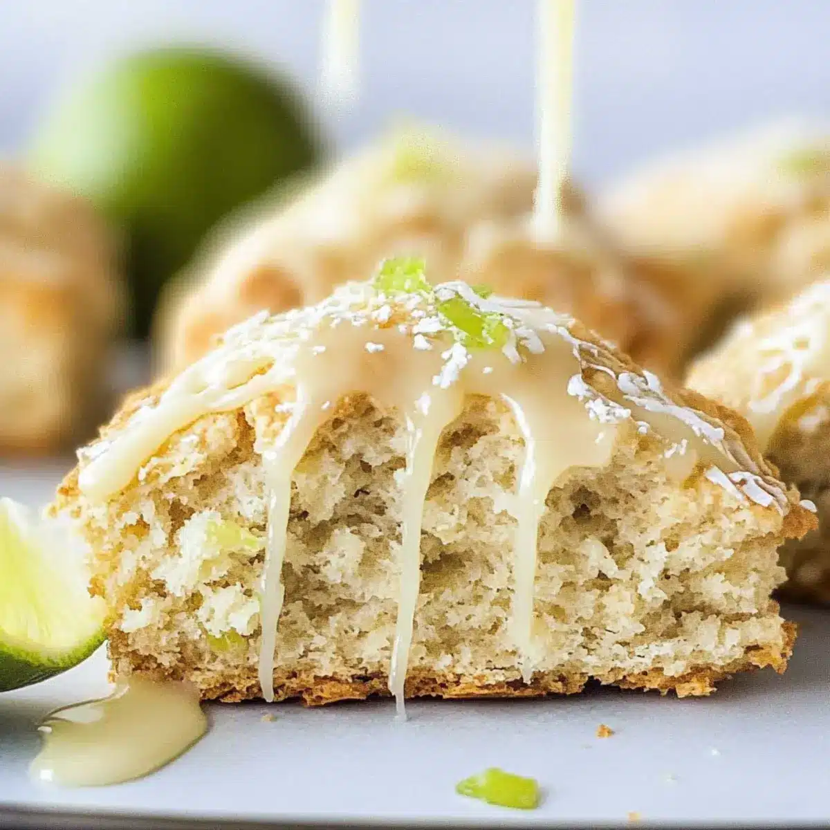 Easy Coconut Scones with Lime for a Delicious Tropical Treat