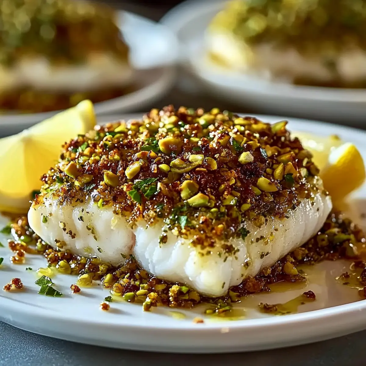 Easy Pistachio Crusted Baked Halibut: A Delicious Delight