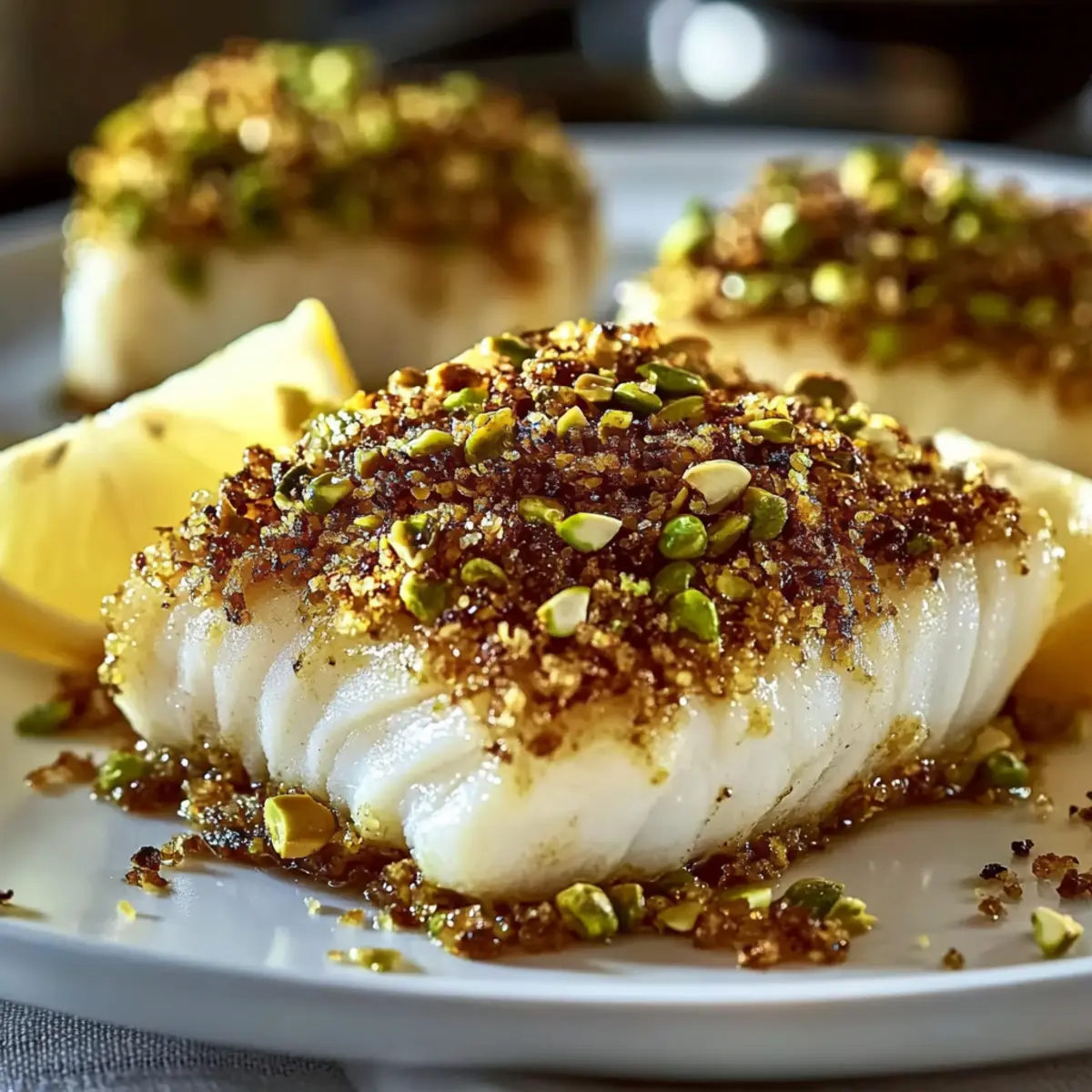 Easy Pistachio Crusted Baked Halibut: A Delicious Delight