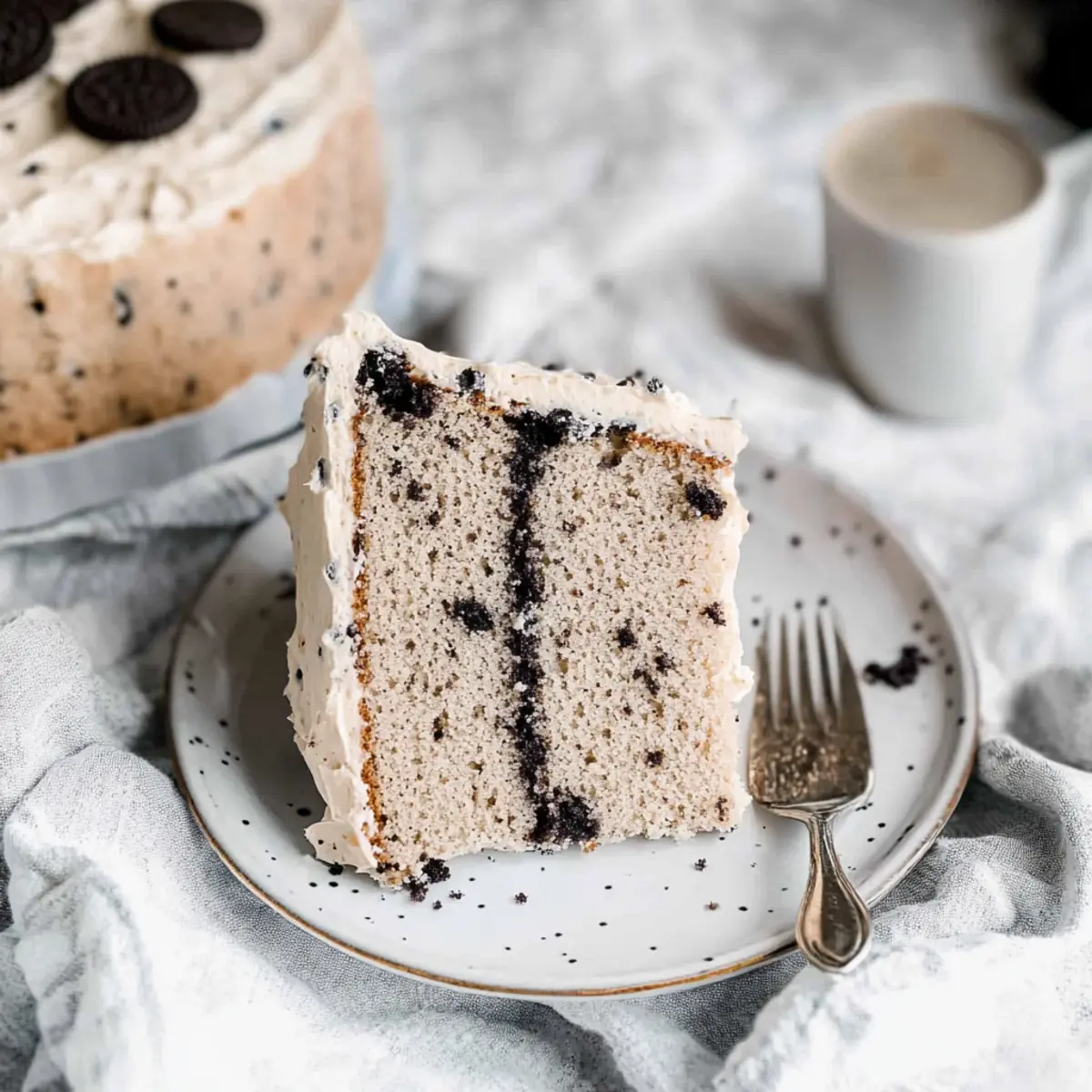 Irresistible Oreo Cake with Coffee Oreo Buttercream Delight