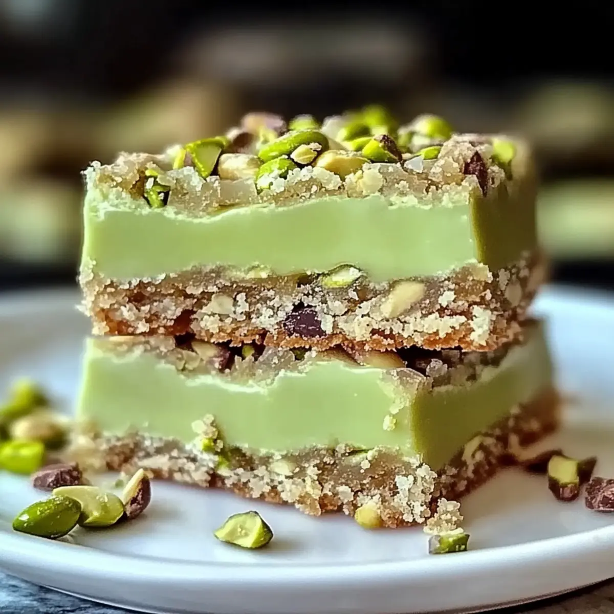 Irresistible Pistachio Dream Cookie Bars - Quick & Chewy